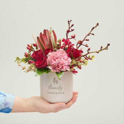 Positive Pot and Flowers - Bloomin Boxes